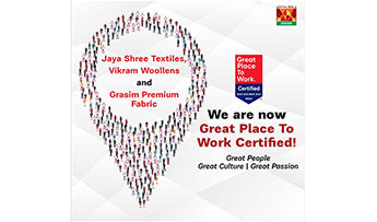 Grasim's Domestic Textile Business certified Great workplace by Great ...